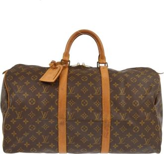 Louis Vuitton unisex, Pre-owned, Brun, Taille: ONE Size Sac de voyage Keepall 55 Monogram Pre-owned