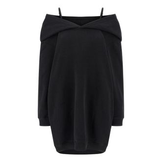 Maison Margiela Sweatshirt-Kleid - - Dresses - Damen - Schwarzk - M