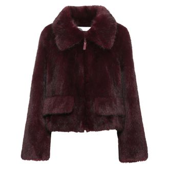 Bully Kunstpelzjacke - - Jackets - Damen - Rot - M