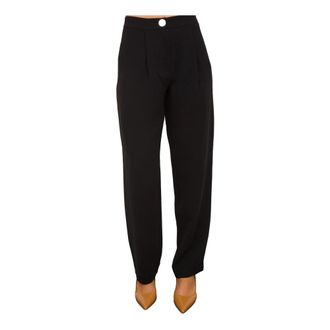 A|X Armani Exchange Schwarze Hose Stilvoll Modern Trendy - - Trousers - Damen - Schwarzk - S