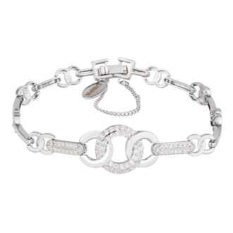 U.S.Polo Association US Polo Assn Jewellery Margaret Rhodium-Armband