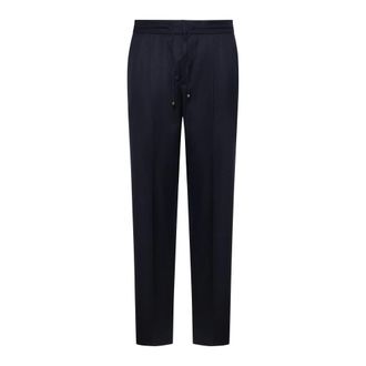 Brunello Cucinelli Blaue Wollhose - - Trousers - Herren - Blau - 3XL