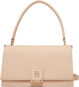 Tommy Hilfiger Handtasche Tommy Hilfiger Th Monogram Pebble Grain Crossbody Bag AW0AW17216 Rosa