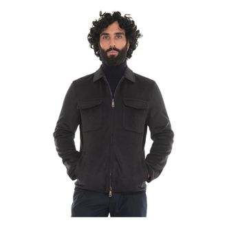 Kired Wendbare Bikerjacke mit Rei&szlig;verschluss - - Jackets - Herren - Blau - 3XL