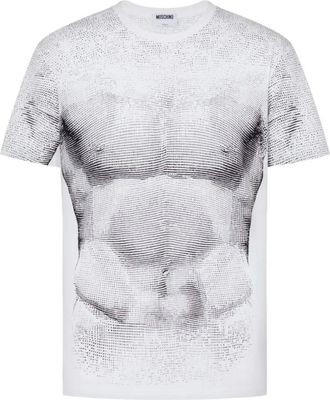 Moschino Homme, Tops, Multicolore, Taille: XL T-Shirt