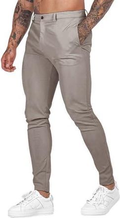 Generic Pantalon de loisirs pour homme - Coupe ajust&eacute;e - Pantalon de jogging - S&eacute;chage - Coupe droite - &Eacute;l&eacute;gant - Pantalon de costume l&eacute;ger - Pantalon fusel&eacute; 