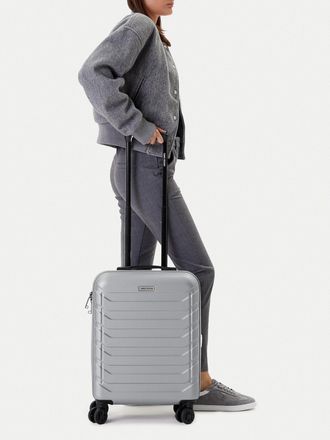 Gino Rossi Kabinenkoffer GINO ROSSI GIN-S-003-05-SILVER Silberfarben
