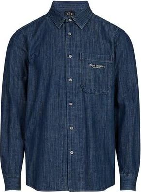 A|X Armani Exchange Chemise jean col classique en coton