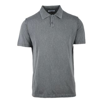 Wool & Co Homme, Tops, Gris, Taille: S Polo Garzata