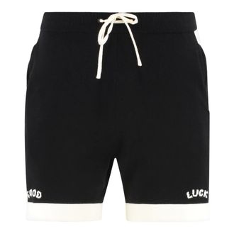 Mr. Saturday Shorts en maille &agrave; fente lat&eacute;rale - Homme - Shorts - Noir - Taille: M
