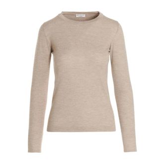 Brunello Cucinelli Kaschmir Pullover - - Knitwear - Damen - Beige - M