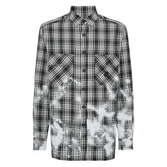 Philipp Plein Homme, Chemises, Noir, Taille: 4XL Gothic Shirt