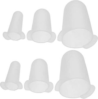TOPBATHY 6 Pi&egrave;ces Couvercles De Buse En Silicone Pour Douilles De Gla&ccedil;age - Protection Anti-Poussi&egrave;re Et S&eacute;chage Pour D&eacute;coration De G&acirc;teau P&acirc;tisserie