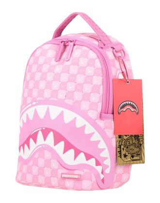 Sprayground PINK NEW CHECK FACES MINI BACKPACK