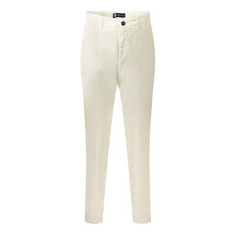 North Sails Femme, Pantalons, Blanc, Taille: 48 FR Straight Pantalons