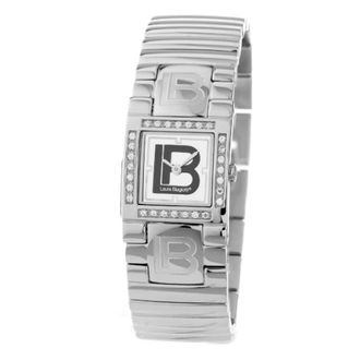 Laura Biagiotti Femme, Accessoires, Gris, Taille: ONE Size Montre Femme en Acier Inoxydable Argent