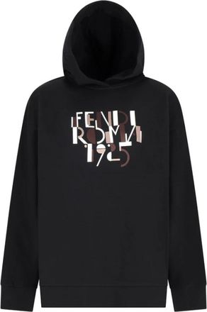 Fendi Damen, Sweatshirts & Hoodies, Schwarzk, SGr&ouml;&szlig;e