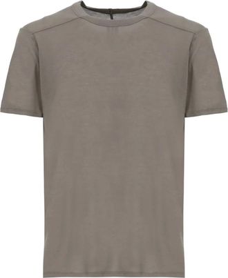 Rick Owens Homme, Tops, Gris, Taille: M Short Sleeves T-Shirt