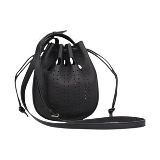 Valentino Medium Drawstring VLogo Signature - - Bags - Herren - Schwarzk - ONE SIZE
