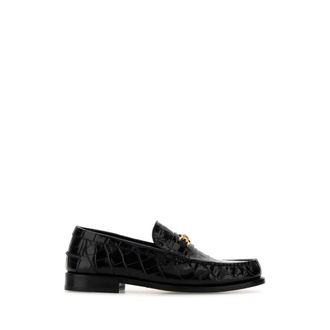 Versace Homme, Chaussures, Noir, Taille: 45 EU Mocassins Medusa 95