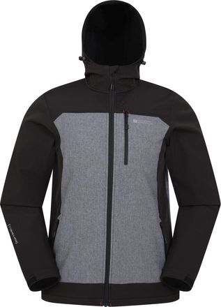 Mountain Warehouse Illuminate II Softshelljacke f&uuml;r Herren (Dunkelgrau)