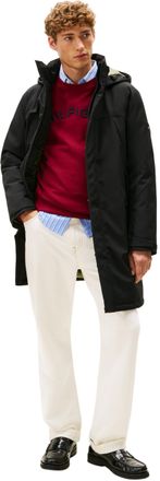 Tommy Hilfiger Tech Herren Parka mit Kapuze, gepolstert, MW0MW41362, Schwarz, Gr&ouml;&szlig;e 3XL, Schwarz (Schwarz), 3XL Plus