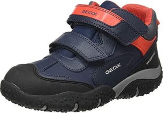 Geox Garçon Jr Baltic Boy B Abx Chaussures, Navy/Orange, 24 EU