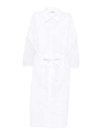 PESERICO Robe Au Genou - Blanc