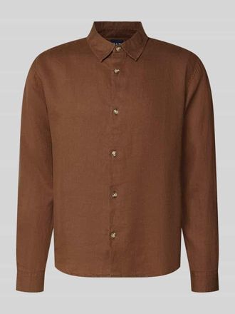 GAP Regular Fit Leinenhemd mit Kentkragen