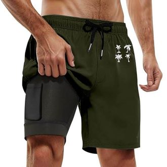 Generic Short Tie and Dye Homme Slip Tendance Entrainement Athl&eacute;tisme L Transparent 48 Camel 60 Decontracte Roi Fashion Quart Rayures Maillots Baignade D&eacute;grad