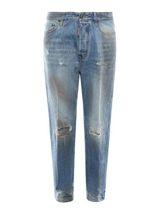 Dsquared2 Jean Droit - Bleu