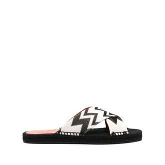 Missoni Espadrille-Slider mit Kreuzriemen - - Shoes - Damen - Mehrfarbig - 36 EU