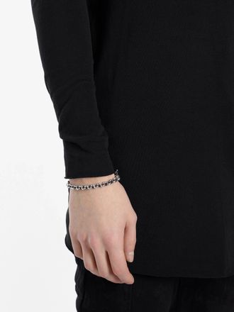Ugo Cacciatori Jail Chain And Skulls Bracelet