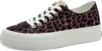 Tamaris Schnürer Damen Vegan sportlich braun,EU 38