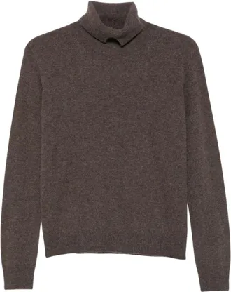 VANIS&Eacute; Sandrine Pull &agrave; Col Roul&eacute; - Femme - Pulls - Brun - Taille: 38 FR