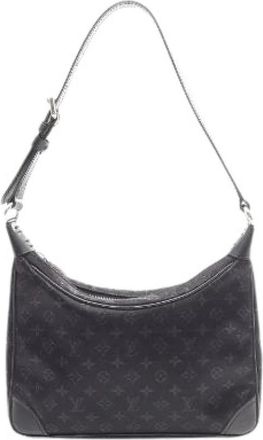 Louis Vuitton Pre-owned Petit Sac Bandouli&egrave;re Monogram Satin - Femme - Pre-owned - Noir - Taille: ONE Size
