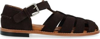Sebago Femme, Chaussures, Brun, Taille: 38 1/2 EU Sandales Plates Gurkha Fleshout