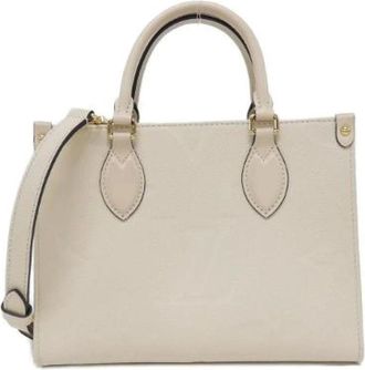 Louis Vuitton Pre-owned Onthego Monogram Empreinte Bag - Femme - Pre-owned - Beige - Taille: ONE Size