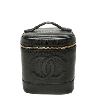 Chanel Pre-owned Vintage Vanity Bag - Femme - Pre-owned - Noir - Taille: ONE Size