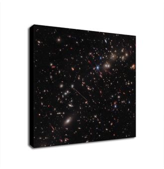 Generic NASA James Webb-Teleskop - El Gordo (NIRCam Bild) Wandbild - Gerahmte Leinwand ([61 cm x 61 cm])