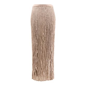 Alysi Femme, Jupes, Beige, Taille: 36 FR Maxi Skirt