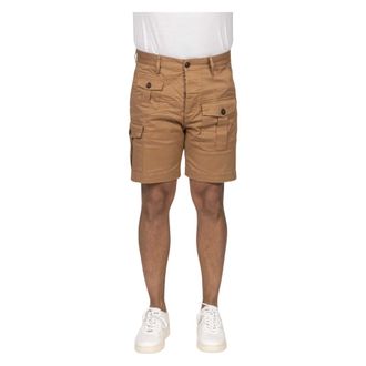 Dsquared2 Herren, Shorts, Braun, LGr&ouml;&szlig;e