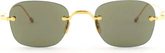 Thom Browne Femme, Accessoires, Jaune, Taille: ONE Size Rectangular Rimless