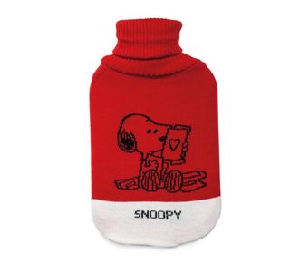 Excelsa Peanuts-Wärmflasche Snoopy Rot 35x19x3.5 cm rot