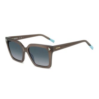 Missoni Femme, Accessoires, Brun, Taille: 55 MM Havana Glossy Lunettes de Soleil Verres D&eacute;grad&eacute;s Marron