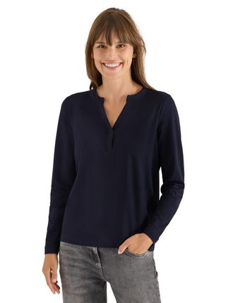 Cecil Shirt im Tunika-Look urban Dark Blue XXL