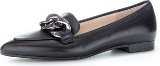 Gabor Damen Klassische Ballerinas, Frauen Flats,Ausgehschuhe,Abendschuhe,Slip-ons,Ballerina-Schuhe,Ballet-Flats,schwarz(Altsilber),35.5 EU / 3 UK