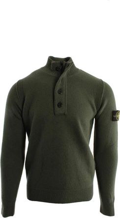 Stone Island Homme, Pulls, Vert, Taille: S Pull &agrave; col roul&eacute;