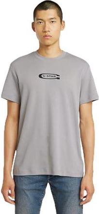 G-Star G-Star Homme T-Shirt Old Skool Logo, Gris (grey alloy D25967-C812-G276), S