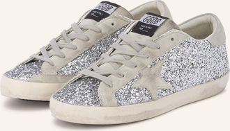 Golden Goose Sneaker Super-Star silber